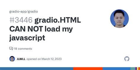 Gradiohtml Can Not Load My Javascript · Issue 3446 · Gradio App