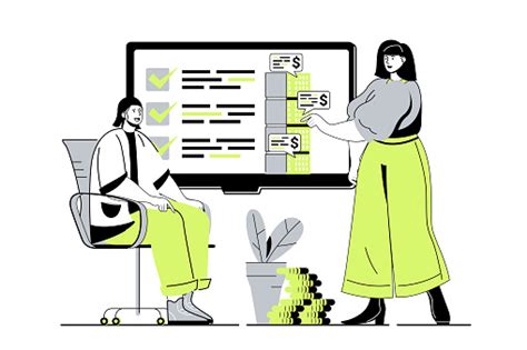 웹 사이트 디자인을 위한 평면 만화 사람들과 부동산 웹 개념 남자와 여자가 임대를 위해 새 아파트를 선택하거나 구매할 집을 선택하고 중개인과 주택 프로젝트에 대해 논의합니다