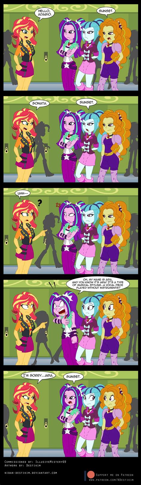 1948788 Adagio Dazzle Aria Blaze Artistniban Destikim Comic