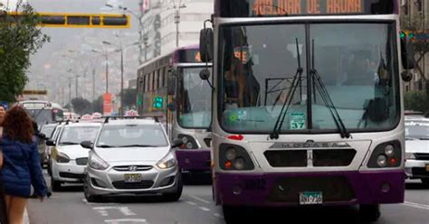 ATU corredor Morado desvía su recorrido por protesta de pescadores en centro de Lima Sociedad