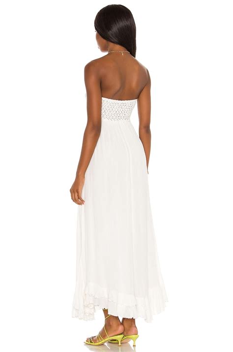 Free People Adella Corset Maxi Dress In Ivory REVOLVE