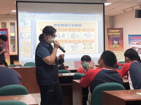 北港警辦理校園 反詐反跟騷防制兒少性剝削活動