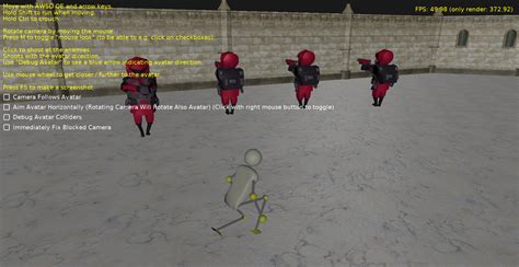 third person navigation with avatar component in castle game engine