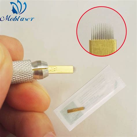 10PCS PCD 12 U Shape Blade Needles Microblading Permanent Makeup