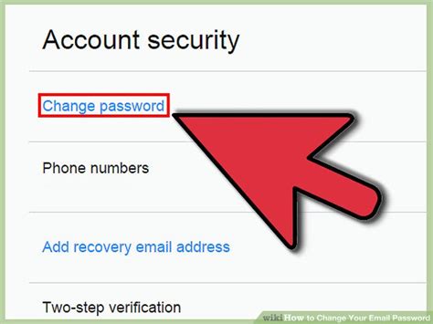 3 Ways To Change Your Email Password WikiHow