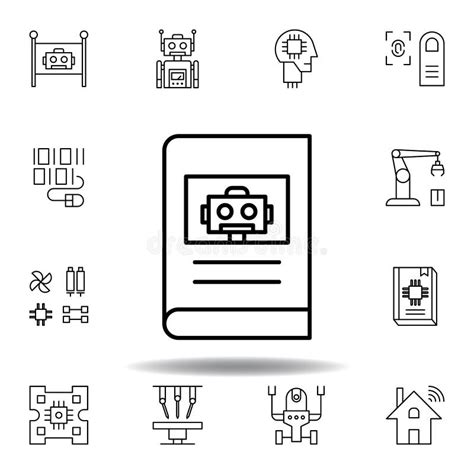 Robotics Manual Outline Icon Set Of Robotics Illustration Icons Signs