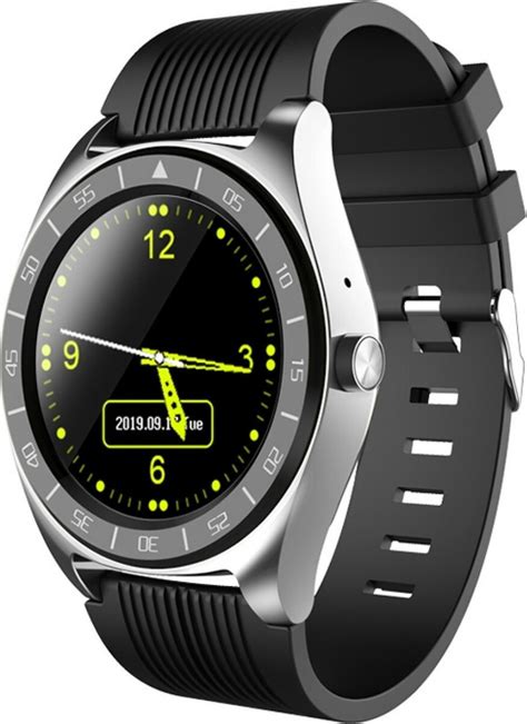 V5 Smartwatch με SIM και Παλμογράφο Ασημί Skroutz gr