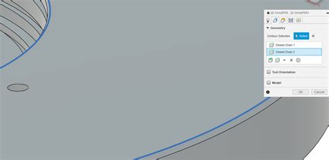Warning Empty Toolpath If You Are Machining A Chamfer That Is Modelled Try Setting The