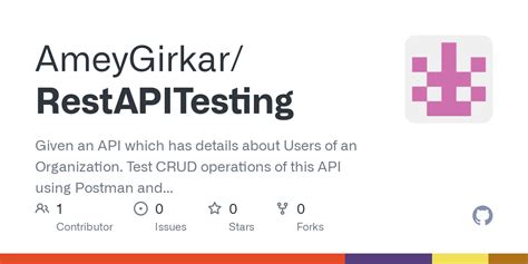 github ameygirkar restapitesting given an api which has details