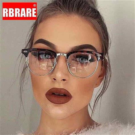 48183 Cat Eye Retro Ultralight Metal Glasses Frames Men Women Optical