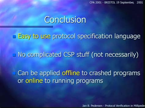 Protocol Verification In Millipede Ppt Download