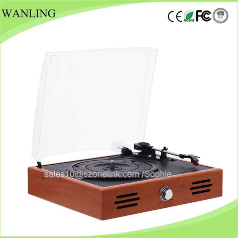 Antique Gramophone Replica Turntable Player Multiple Lp Music Vinyl