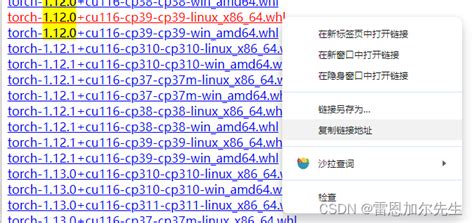 服务器pytorch环境配置 linux torch 1 12 and cuda 11 6 配置教程 csdn博客