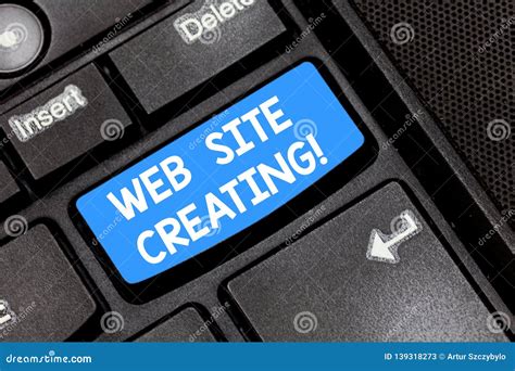 Writing Note Showing Web Site Creating Business Photo Showcasing Create Site Layout Content