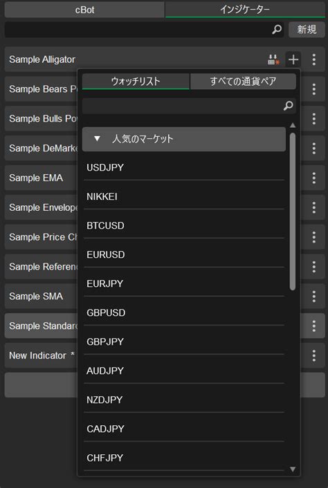 ctrader automate【インジケーターの作成】 ctrader日本語完全ガイド ctraderの使い方をゼロからていねいに