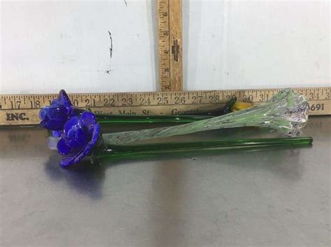 Hand Blown Glass Decor Sherwood Auctions