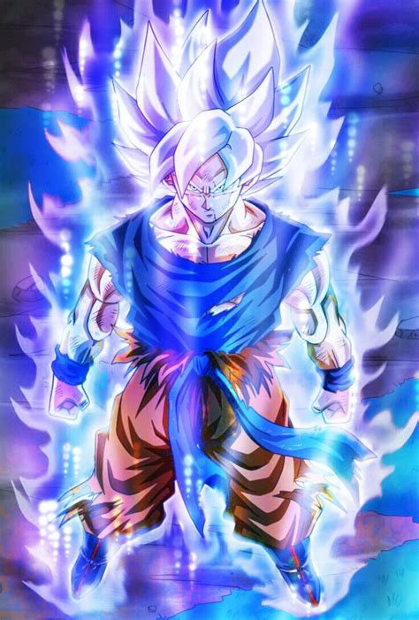 Son Goku Ultra Instinct Form Illustration Dragon Ball Super Son Goku