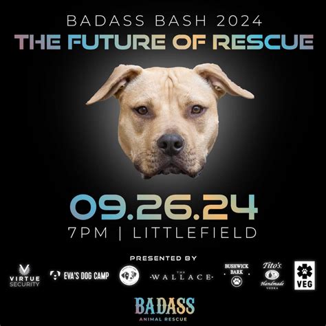 Sep 26 The Future Of Rescue Badass Bash 2024 Brooklyn Ny Patch