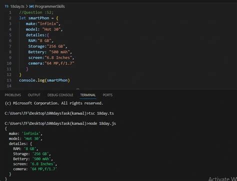 100 days task 18 day task 18 day task typescript… kanwal heer