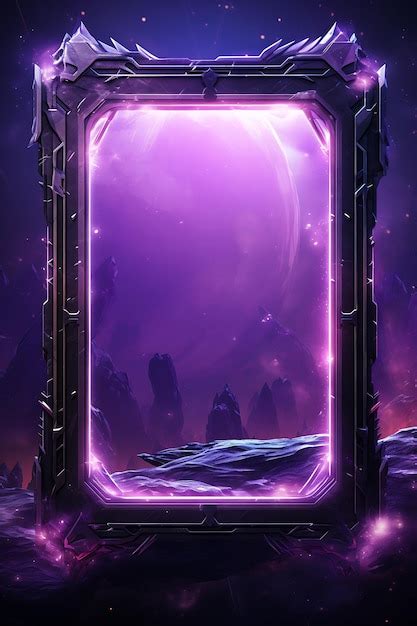 Premium Ai Image Empty Game Square Avatar Frame Beautiful And Dreamy