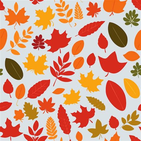 Premium Vector Fall Flower Pattern