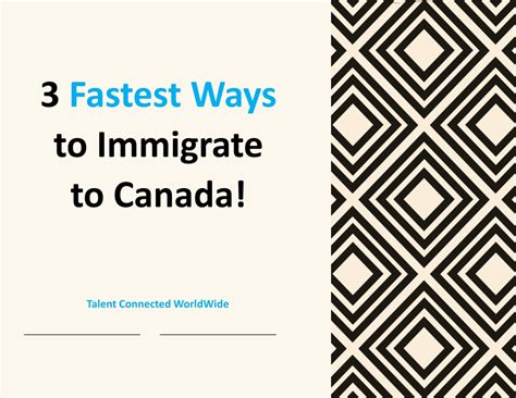 Ppt 3 Fastest Ways To Immigrate To Canada Powerpoint Presentation