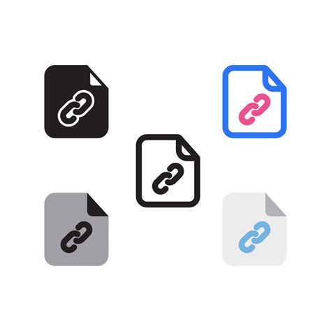 Link File Pack 12625484 Vector Art At Vecteezy