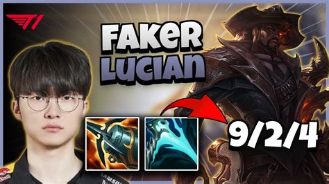 T1 Faker Lucian Vs Kalista 1414 Youtube