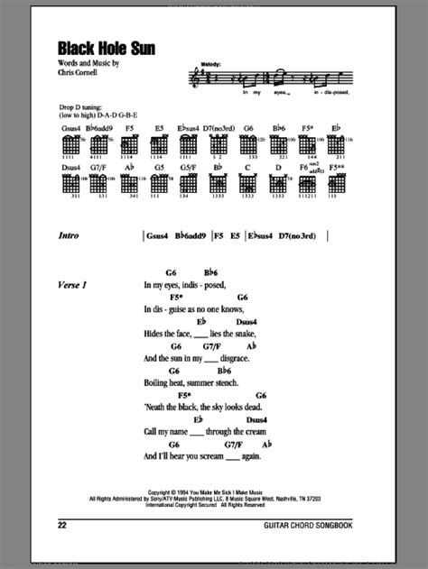 Black Hole Sun Bass Tab
