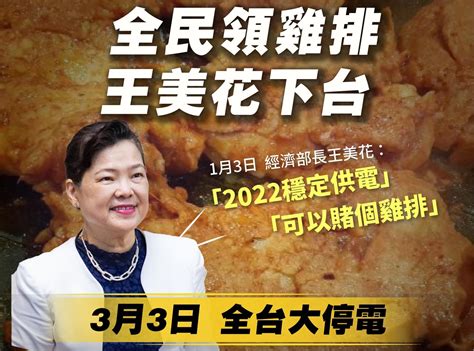 與郭台銘對賭2022不會缺電？柳采葳：王美花要兌現請雞排？ 蕃新聞