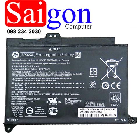 Pin Hp Zbook Studio G3 ZO04XL Lb6w 64wh Zin Saigon Computer