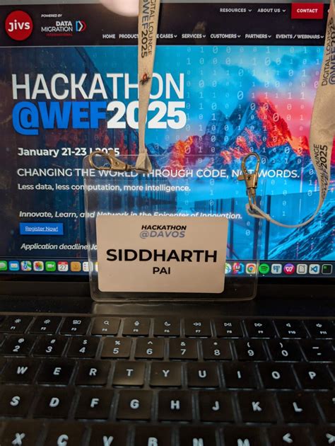 Siddharth Pai On Linkedin Hackathon Worldeconomicforum Ai