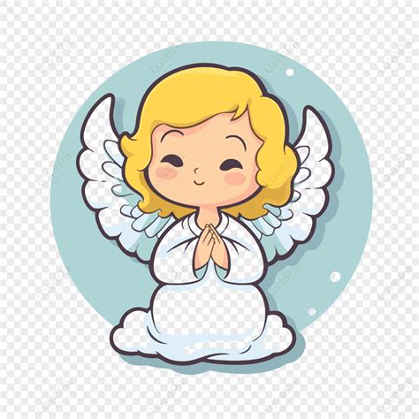 귀여운 천사 캐릭터 벡터 일러스트 레이션미술상표 Png 일러스트 무료 다운로드 Lovepik