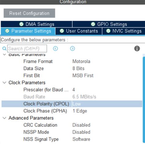 A Newbie Question About Spi Settings For An Stm Microcontroller Board Electrical Engineering