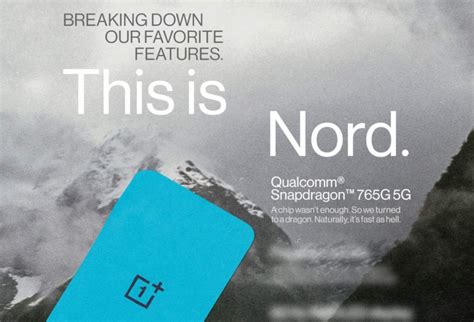 Oneplus Nord New ‘affordable Smartphone With Snapdragon 765g 5g