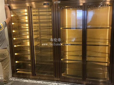 江门御景湾案例 不锈钢恒温酒柜 不锈钢酒柜 佛山市布伦帝酒柜有限公司