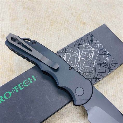 Protech Tr 5 Operator 3 25 Tactical Response 4 Tritium Button Automatic Knife