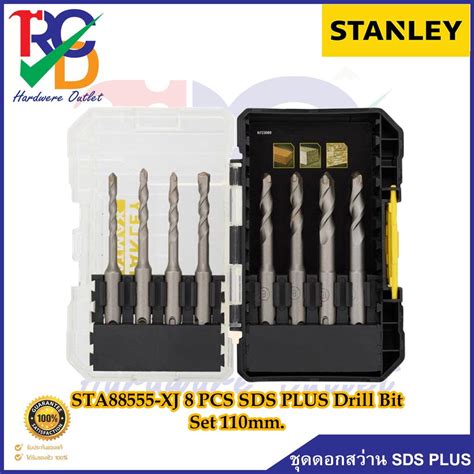 Stanley ชุดดอกสว่าน Sds Plus Sta88555 Xj 8 Pcs Sds Plus Drill Bit Set