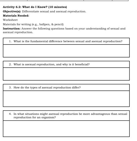 Activity 62 What Do I Know 10 Minutes Objectives Differentiate