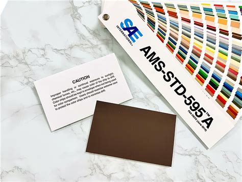 Sae Ams Std 595 Color Chart Fed Std 595c Fan Deck