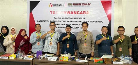 Timsel Umumkan Enam Calon Anggota Panwaslu Yang Lulus Seleksi Wawancara Dan Kesehatan Situasi