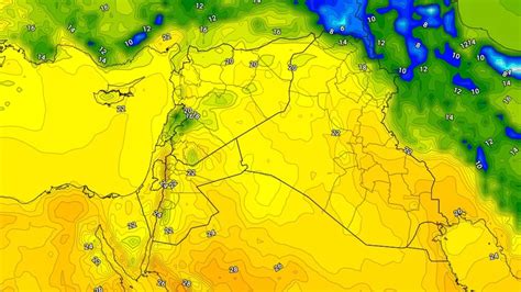 الأردننهاية الأسبوع ارتفاع طفيف ومؤقت على درجات الحرارة الجمعة