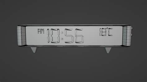 3d Digital Clock Turbosquid 1964291