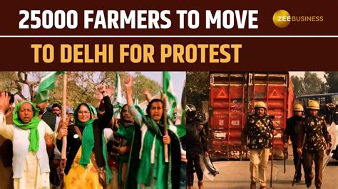 Farmer Protest 25000 Farmers Modify Tractors Prepare For Mass March