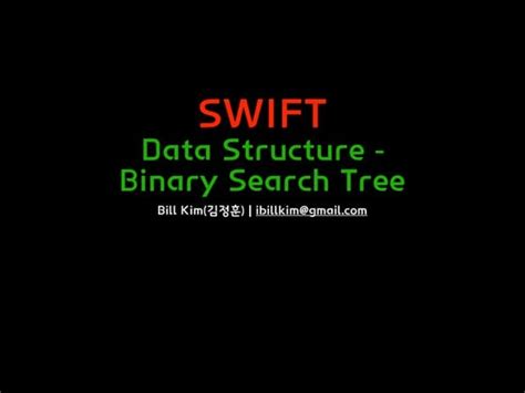Binary Search Tree Ppt