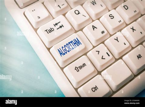 Writing Note Showing Algorithm Business Concept For A Method Or Set Of