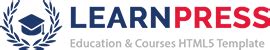 LearnPress Education Courses HTML Template