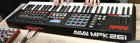 AKAI Professional MPK261 USB MIDI Keyboard Controller With 61 Semi Weighted Keys Assignable