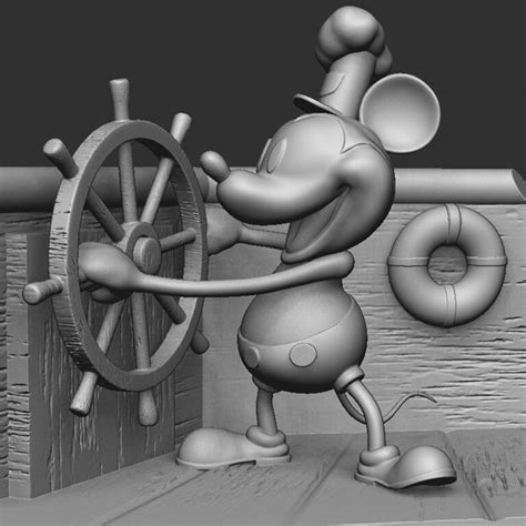 Original Mickey Mouse 1928 Stl 300457 3d Model Download 3d Model