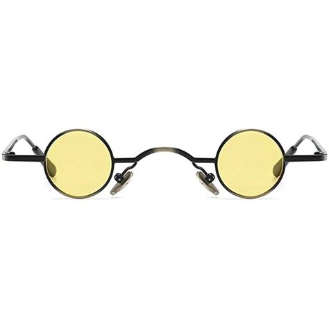 Tiny Sunglasses Round Retro Metal Men Punk Sun Glasses Women Eyewear